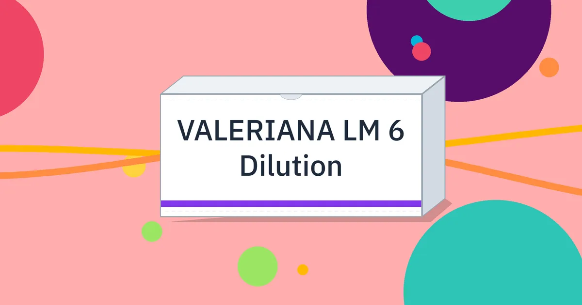 Symbolbild: Packung mit der Aufschrift VALERIANA LM 6 Dilution (PZN 13261506) – Verfügbarkeit und Bezug in Apotheken in Frankfurt am Main