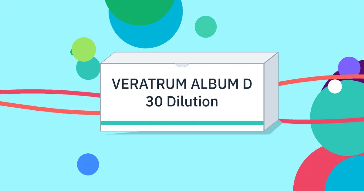 Symbolbild: Packung mit der Aufschrift VERATRUM ALBUM D 30 Dilution (PZN 02933351) – Verfügbarkeit und Bezug in Apotheken in Frankfurt am Main
