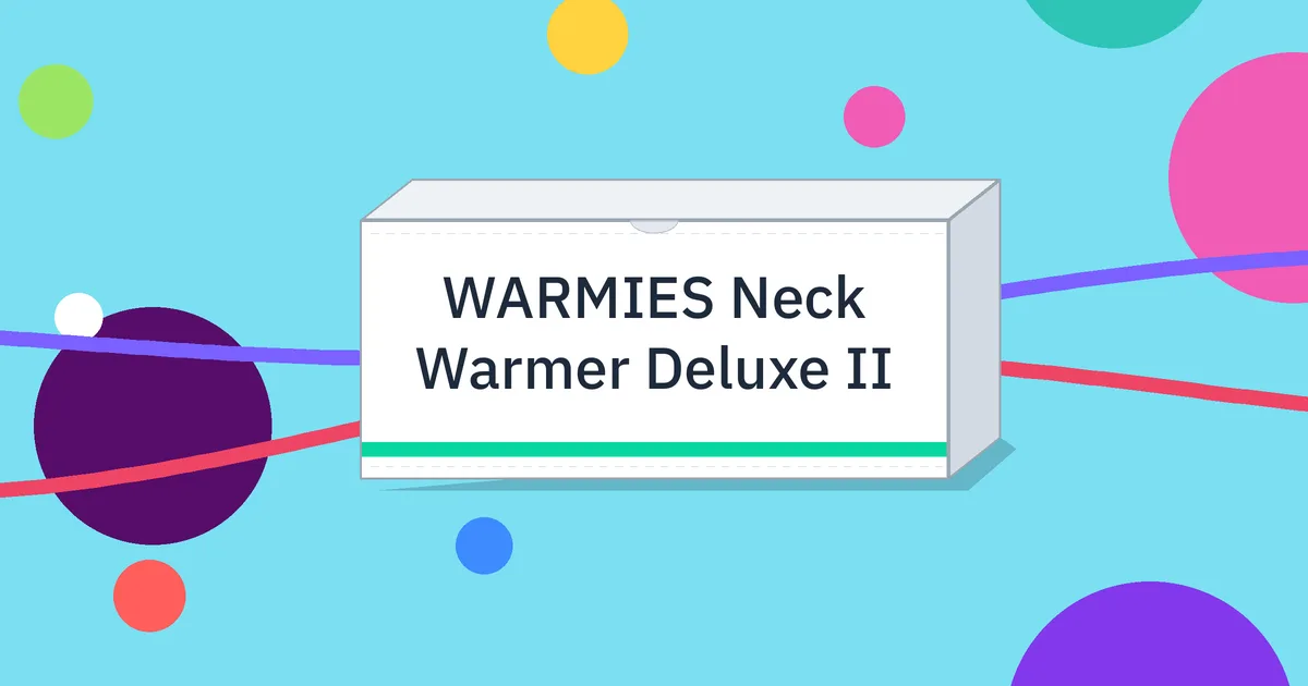 Symbolbild: Packung mit der Aufschrift WARMIES Neck Warmer Deluxe II (PZN 11138345) – Verfügbarkeit und Bezug in Apotheken in Frankfurt am Main