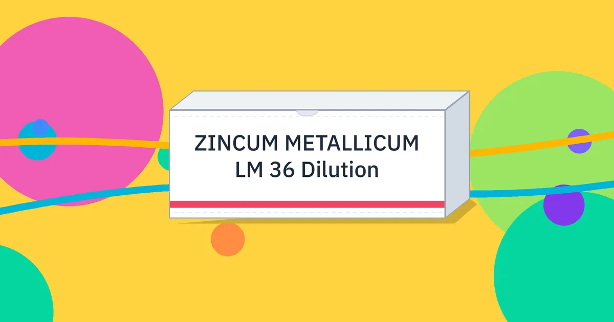 Symbolbild: Packung mit der Aufschrift ZINCUM METALLICUM LM 36 Dilution (PZN 13295215) – Verfügbarkeit und Bezug in Apotheken in Frankfurt am Main
