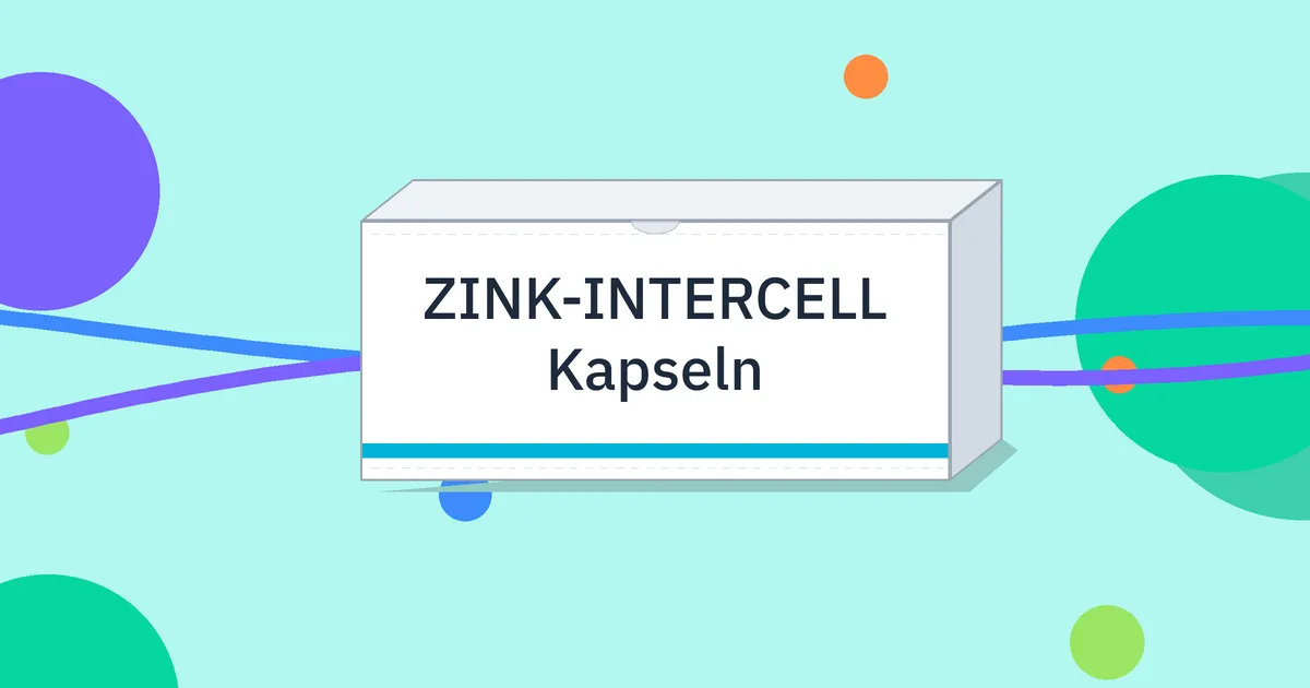 Symbolbild: Packung mit der Aufschrift ZINK-INTERCELL Kapseln (PZN 19275573) – Verfügbarkeit und Bezug in Apotheken in Frankfurt am Main