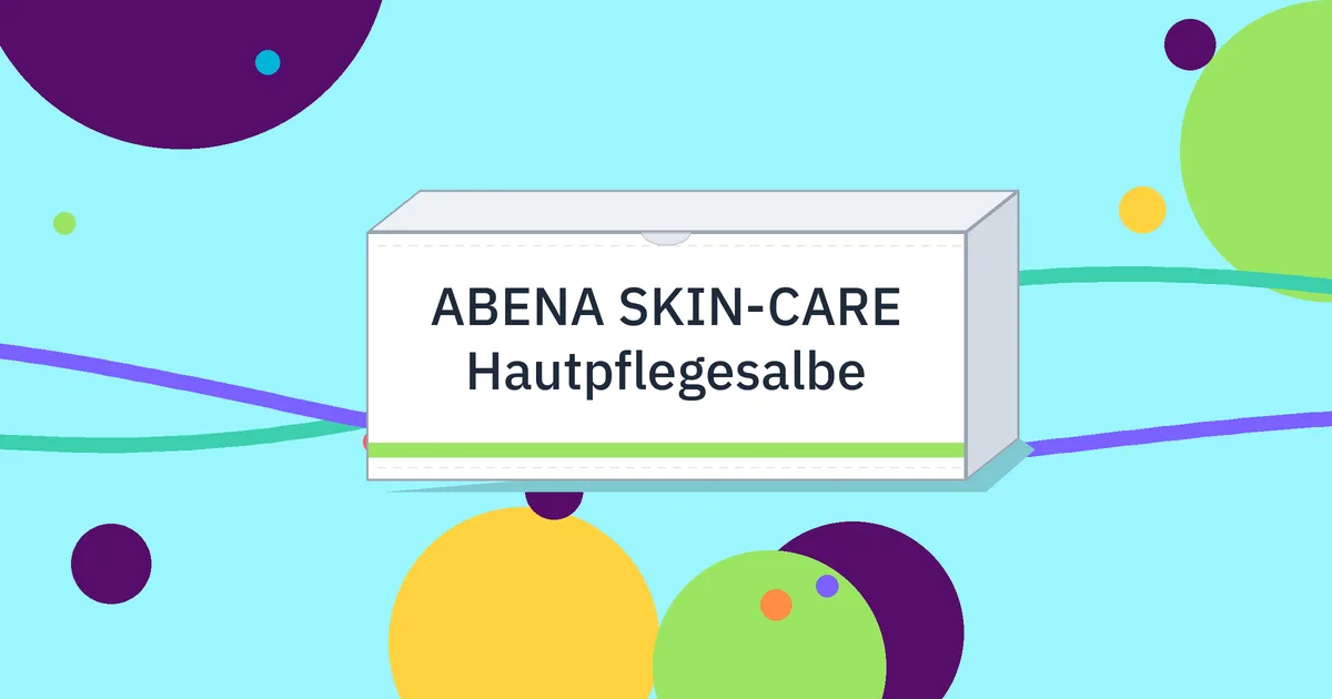 Symbolbild: Packung mit der Aufschrift ABENA SKIN-CARE Hautpflegesalbe (PZN 15384408) – Verfügbarkeit und Bezug in Apotheken in Frankfurt am Main