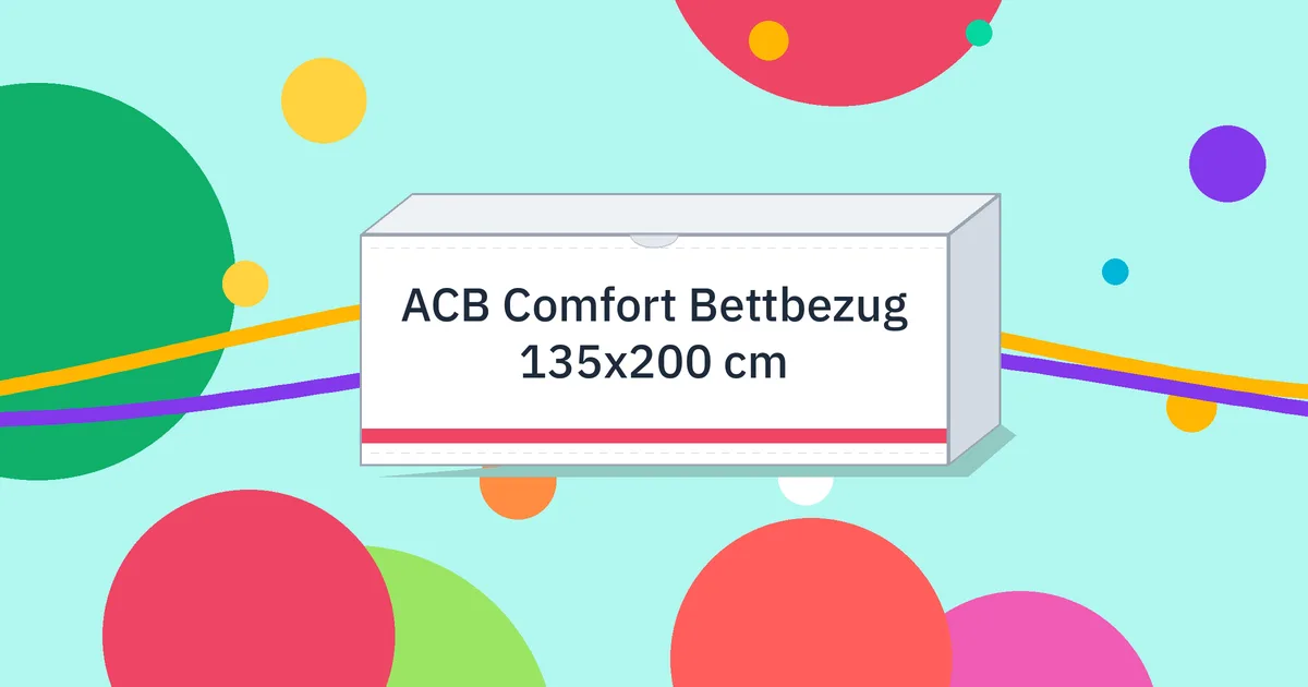 Symbolbild: Packung mit der Aufschrift ACB Comfort Bettbezug 135x200 cm (PZN 04117029) – Verfügbarkeit und Bezug in Apotheken in Frankfurt am Main