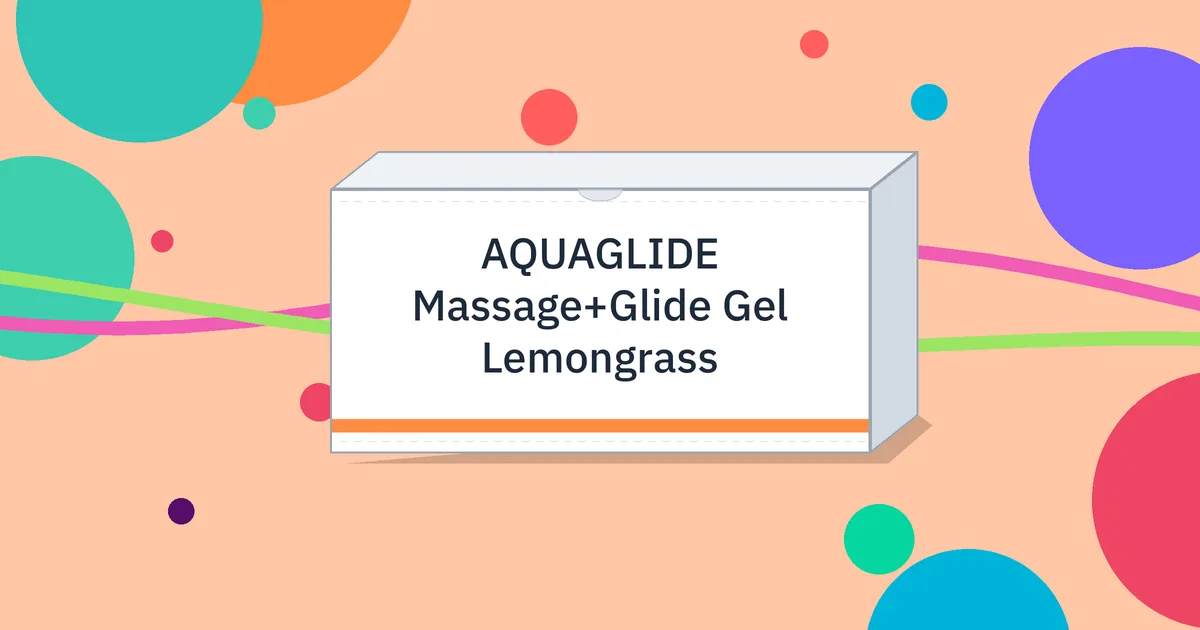 Symbolbild: Packung mit der Aufschrift AQUAGLIDE Massage+Glide Gel Lemongrass (PZN 16139906) – Verfügbarkeit und Bezug in Apotheken in Frankfurt am Main