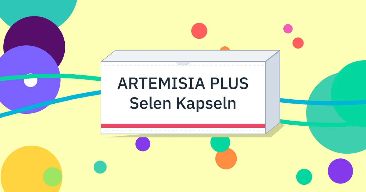 Symbolbild: Packung mit der Aufschrift ARTEMISIA PLUS Selen Kapseln (PZN 13865500) – Verfügbarkeit und Bezug in Apotheken in Frankfurt am Main