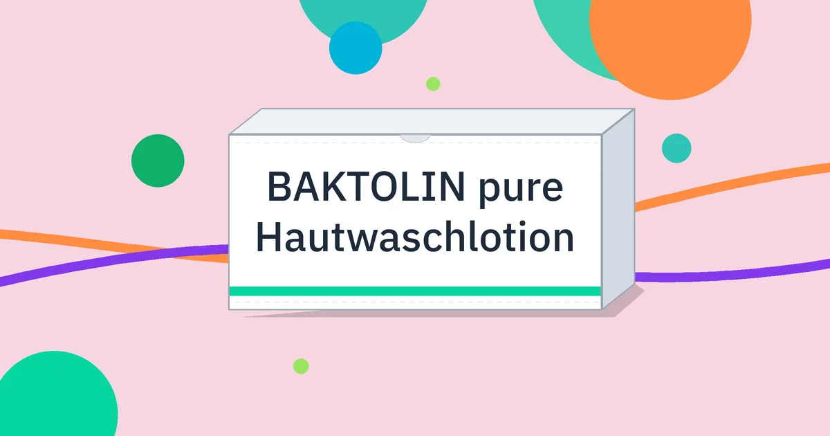 Symbolbild: Packung mit der Aufschrift BAKTOLIN pure Hautwaschlotion (PZN 15567965) – Verfügbarkeit und Bezug in Apotheken in Frankfurt am Main