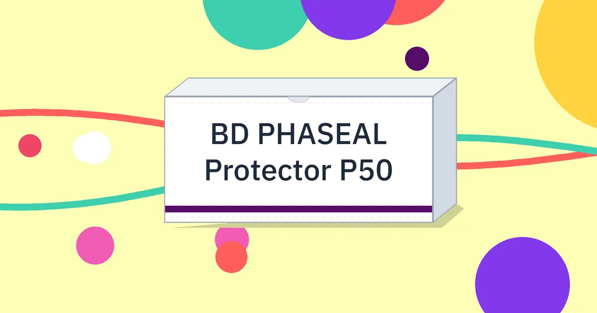 Symbolbild: Packung mit der Aufschrift BD PHASEAL Protector P50 (PZN 07012911) – Verfügbarkeit und Bezug in Apotheken in Frankfurt am Main