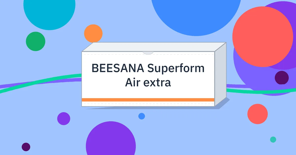 Symbolbild: Packung mit der Aufschrift BEESANA Superform Air extra (PZN 08801857) – Verfügbarkeit und Bezug in Apotheken in Frankfurt am Main