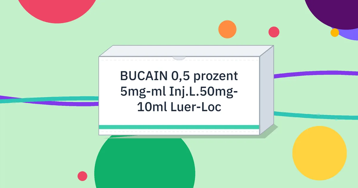 Symbolbild: Packung mit der Aufschrift BUCAIN 0,5 prozent 5mg-ml Inj.L.50mg-10ml Luer-Loc (PZN 10855487) – Verfügbarkeit und Bezug in Apotheken in Frankfurt am Main