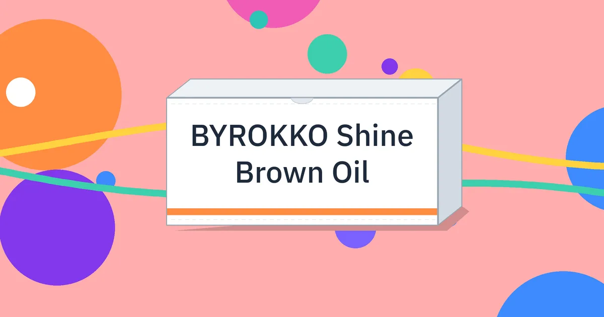 Symbolbild: Packung mit der Aufschrift BYROKKO Shine Brown Oil (PZN 19630471) – Verfügbarkeit und Bezug in Apotheken in Frankfurt am Main