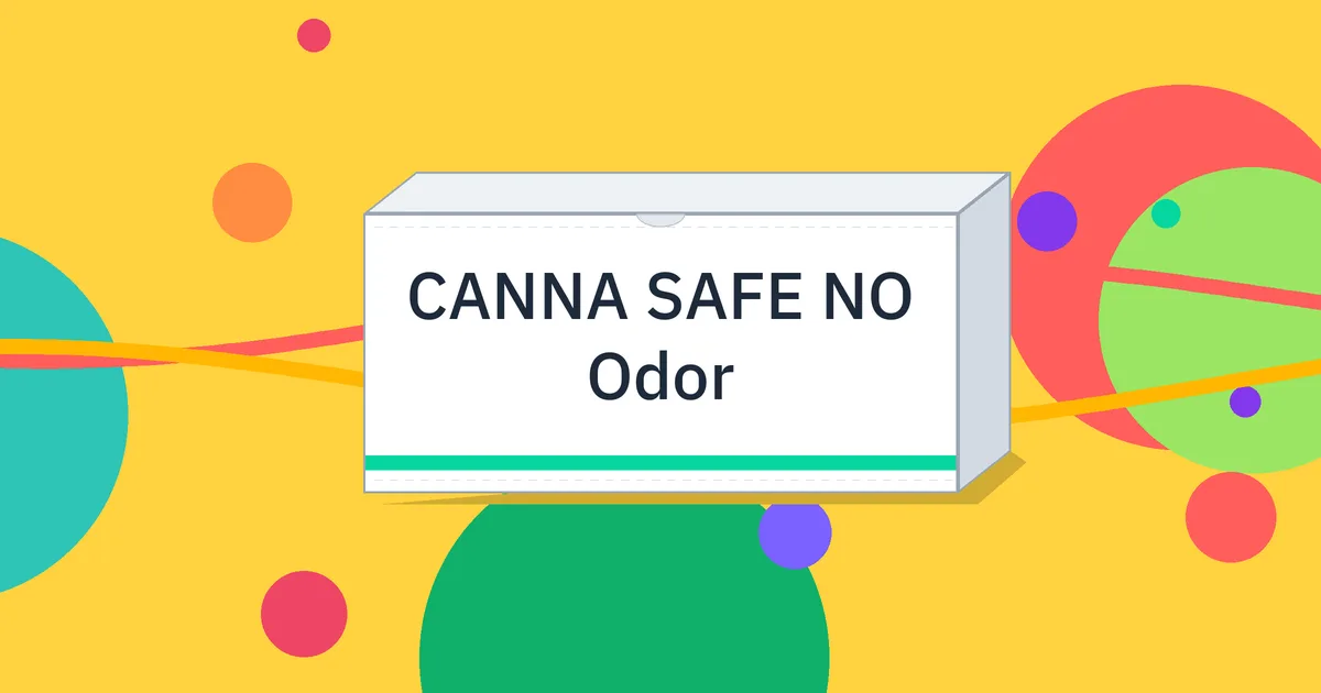 Symbolbild: Packung mit der Aufschrift CANNA SAFE NO Odor (PZN 19340738) – Verfügbarkeit und Bezug in Apotheken in Frankfurt am Main