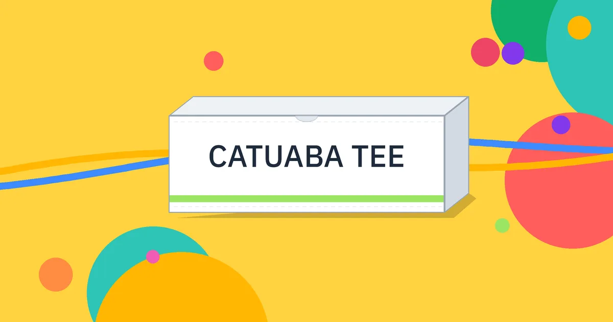 Symbolbild: Packung mit der Aufschrift CATUABA TEE (PZN 07287387) – Verfügbarkeit und Bezug in Apotheken in Frankfurt am Main