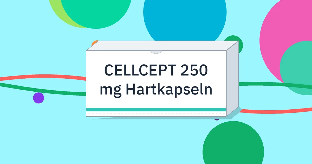 Symbolbild: Packung mit der Aufschrift CELLCEPT 250 mg Hartkapseln (PZN 00183822) – Verfügbarkeit und Bezug in Apotheken in Frankfurt am Main