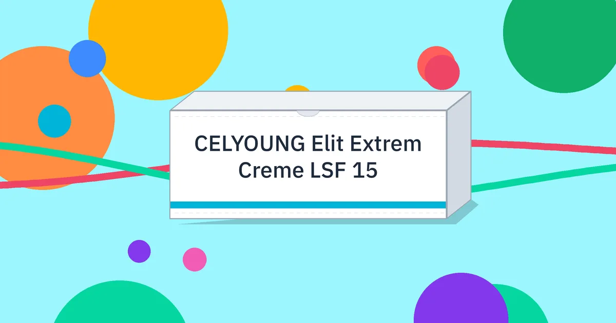 Symbolbild: Packung mit der Aufschrift CELYOUNG Elit Extrem Creme LSF 15 (PZN 01354941) – Verfügbarkeit und Bezug in Apotheken in Frankfurt am Main