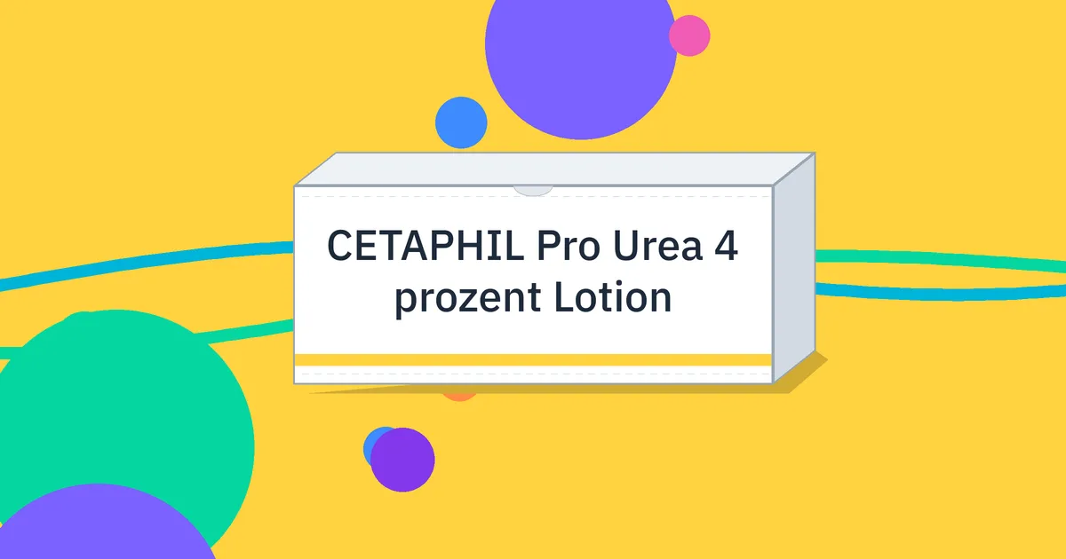 Symbolbild: Packung mit der Aufschrift CETAPHIL Pro Urea 4 prozent Lotion (PZN 16660388) – Verfügbarkeit und Bezug in Apotheken in Frankfurt am Main