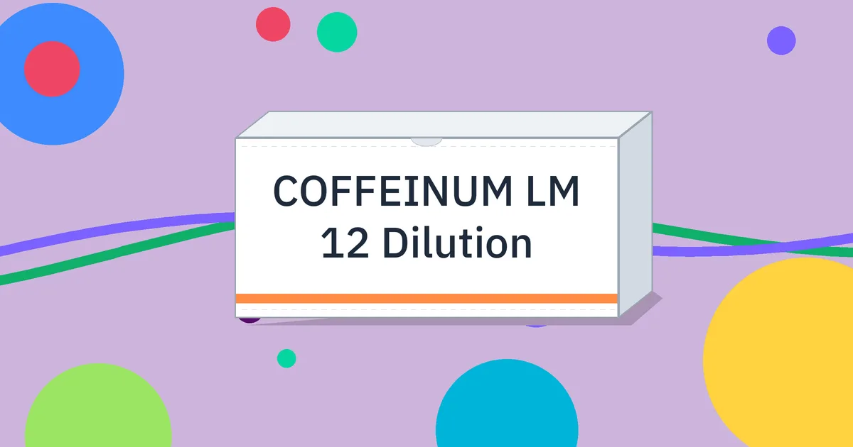 Symbolbild: Packung mit der Aufschrift COFFEINUM LM 12 Dilution (PZN 12831775) – Verfügbarkeit und Bezug in Apotheken in Frankfurt am Main