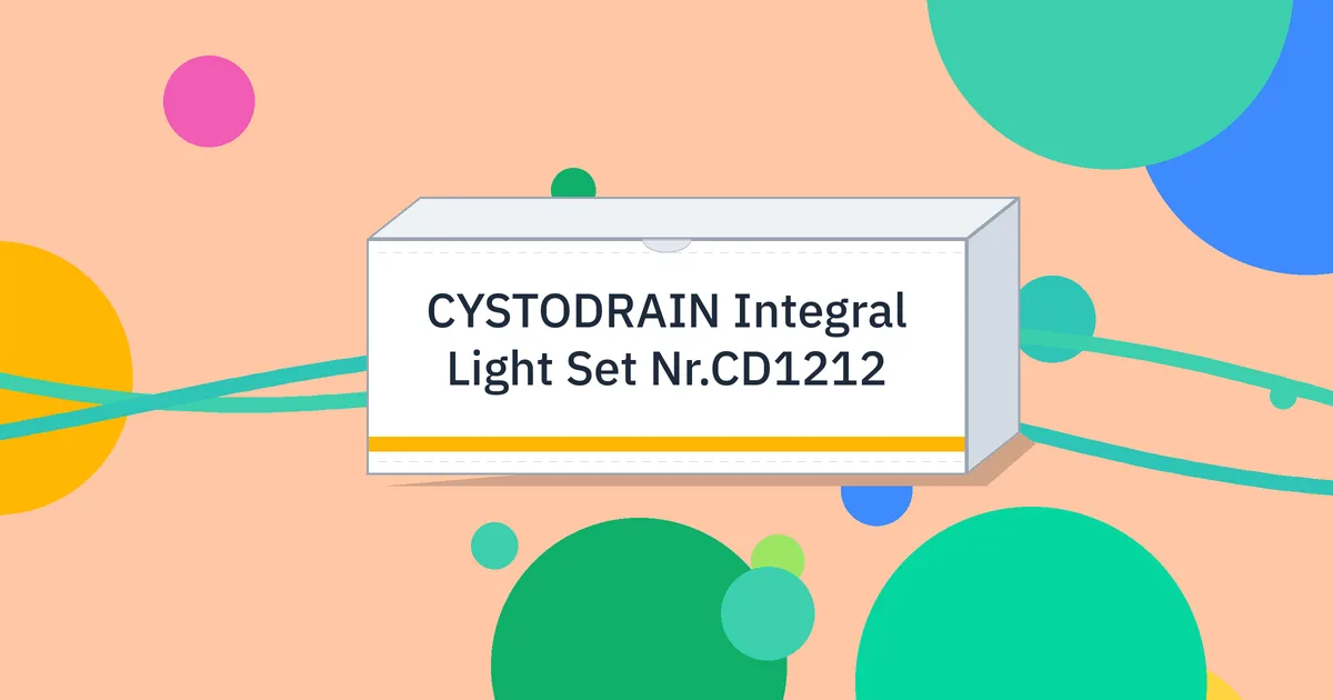 Symbolbild: Packung mit der Aufschrift CYSTODRAIN Integral Light Set Nr.CD1212 (PZN 06573547) – Verfügbarkeit und Bezug in Apotheken in Frankfurt am Main