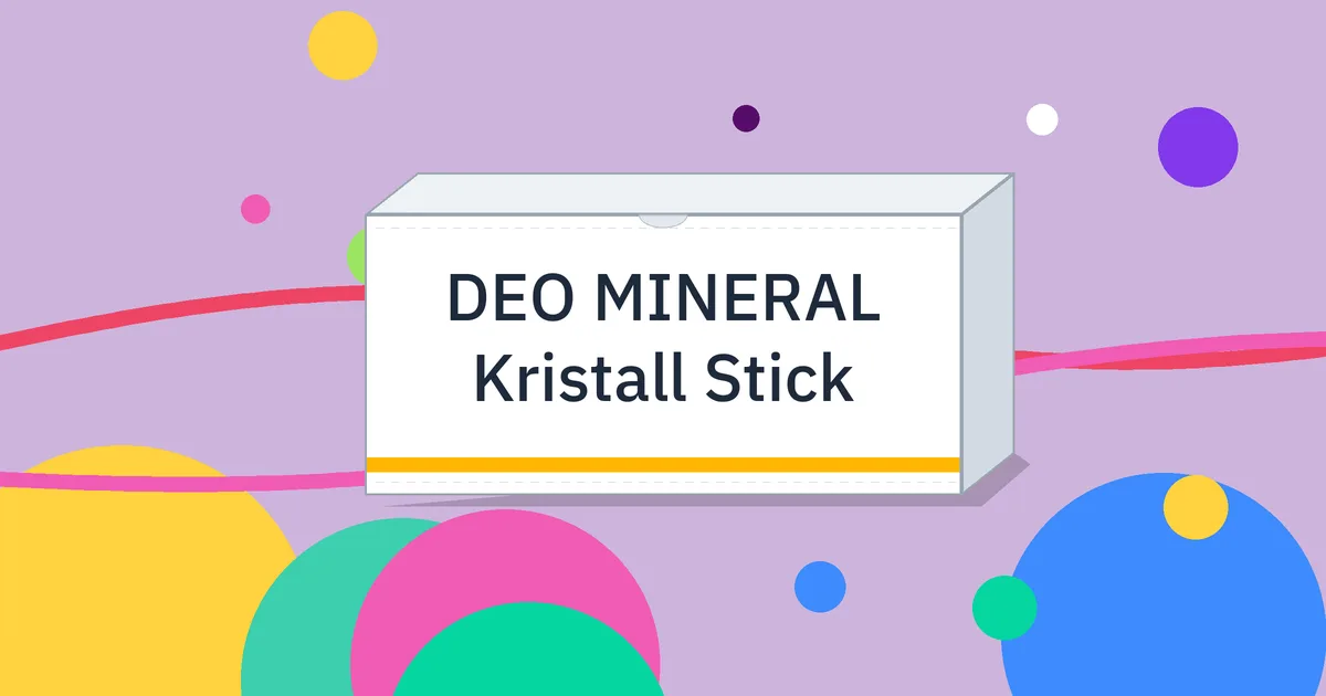Symbolbild: Packung mit der Aufschrift DEO MINERAL Kristall Stick (PZN 02520761) – Verfügbarkeit und Bezug in Apotheken in Frankfurt am Main