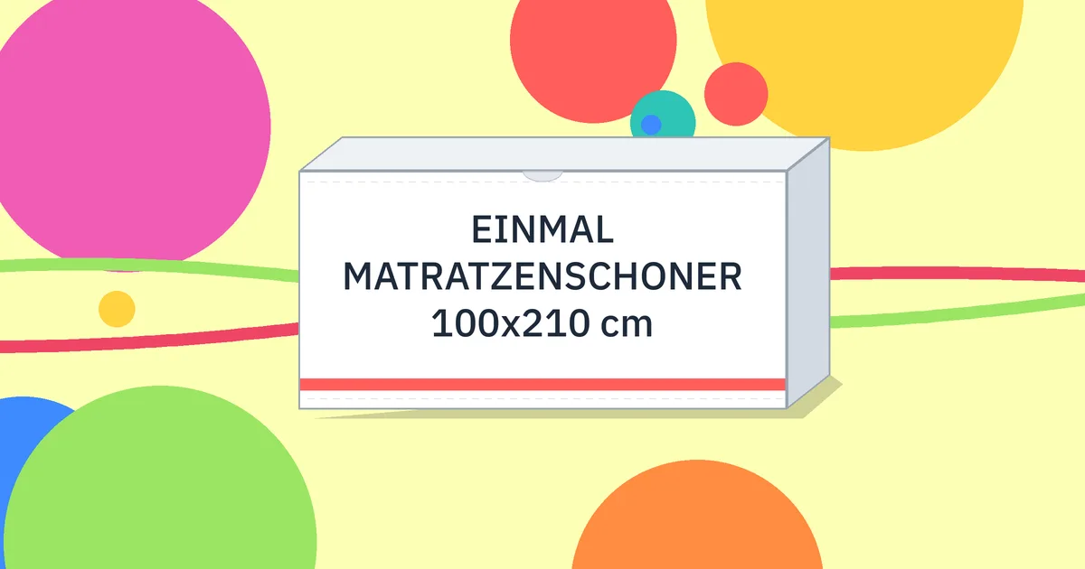 Symbolbild: Packung mit der Aufschrift EINMAL MATRATZENSCHONER 100x210 cm (PZN 01633345) – Verfügbarkeit und Bezug in Apotheken in Frankfurt am Main