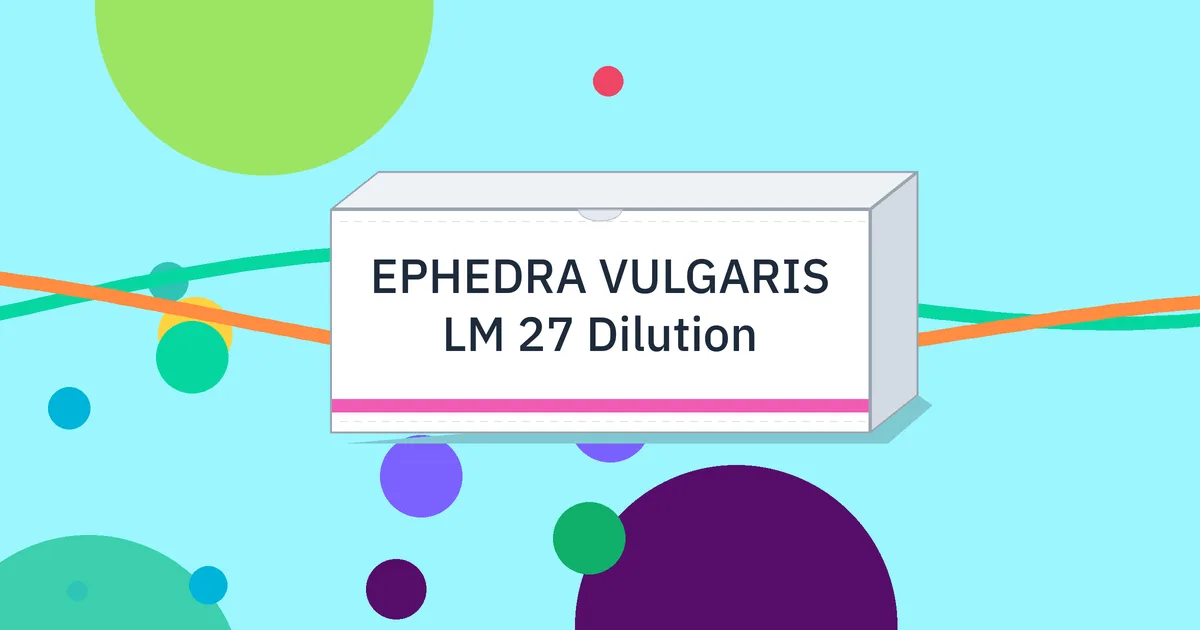 Symbolbild: Packung mit der Aufschrift EPHEDRA VULGARIS LM 27 Dilution (PZN 13470888) – Verfügbarkeit und Bezug in Apotheken in Frankfurt am Main