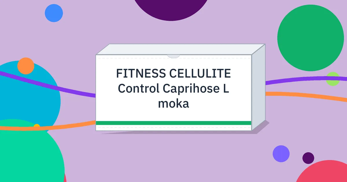 Symbolbild: Packung mit der Aufschrift FITNESS CELLULITE Control Caprihose L moka (PZN 16191769) – Verfügbarkeit und Bezug in Apotheken in Frankfurt am Main