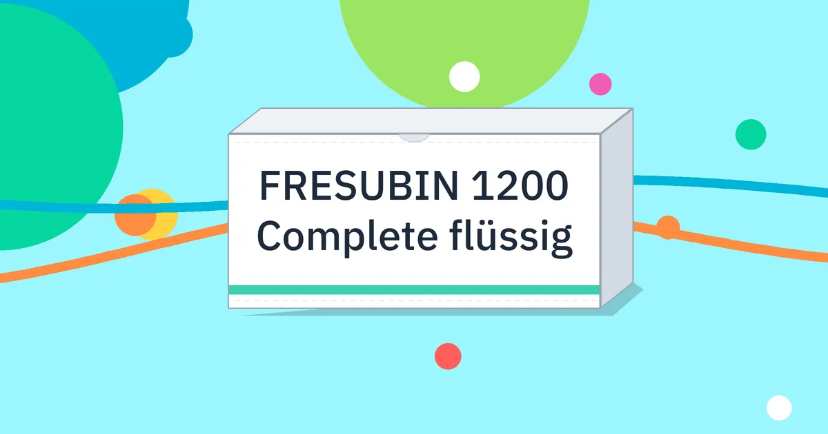 Symbolbild: Packung mit der Aufschrift FRESUBIN 1200 Complete flüssig (PZN 00809167) – Verfügbarkeit und Bezug in Apotheken in Frankfurt am Main