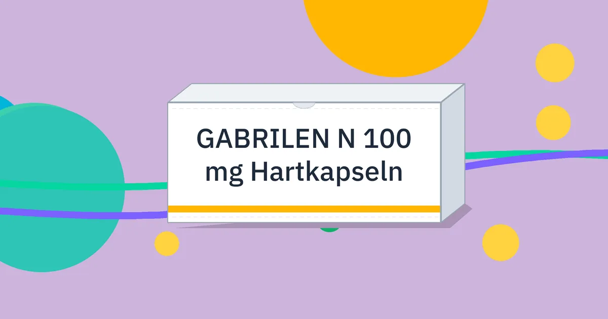 Symbolbild: Packung mit der Aufschrift GABRILEN N 100 mg Hartkapseln (PZN 10168775) – Verfügbarkeit und Bezug in Apotheken in Frankfurt am Main