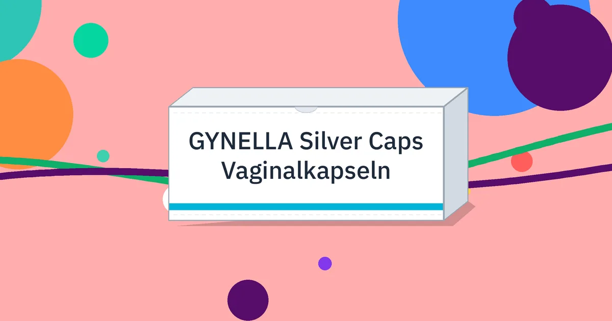 Symbolbild: Packung mit der Aufschrift GYNELLA Silver Caps Vaginalkapseln (PZN 15201158) – Verfügbarkeit und Bezug in Apotheken in Frankfurt am Main