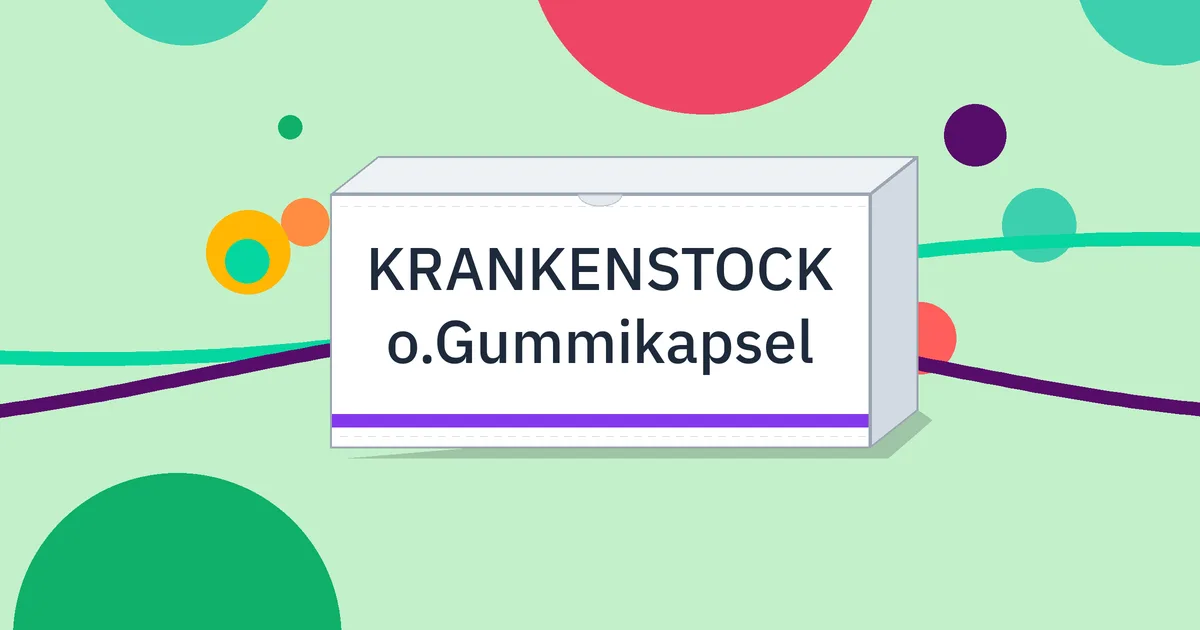 Symbolbild: Packung mit der Aufschrift KRANKENSTOCK o.Gummikapsel (PZN 03017277) – Verfügbarkeit und Bezug in Apotheken in Frankfurt am Main