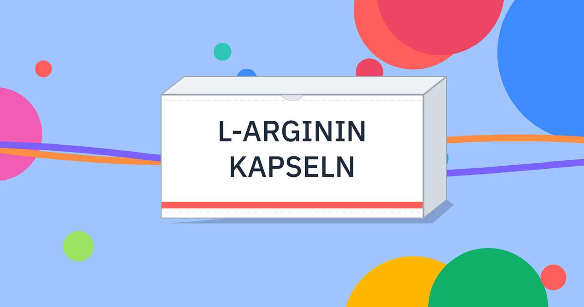 Symbolbild: Packung mit der Aufschrift L-ARGININ KAPSELN (PZN 11285419) – Verfügbarkeit und Bezug in Apotheken in Frankfurt am Main