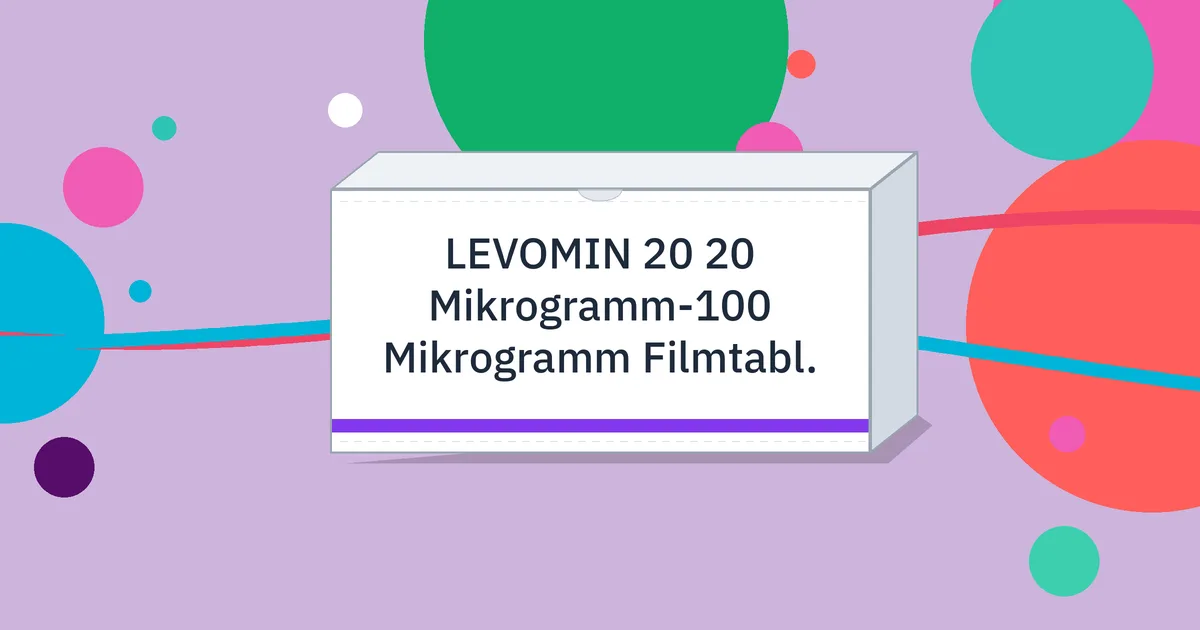 Symbolbild: Packung mit der Aufschrift LEVOMIN 20 20 Mikrogramm-100 Mikrogramm Filmtabl. (PZN 10020802) – Verfügbarkeit und Bezug in Apotheken in Frankfurt am Main
