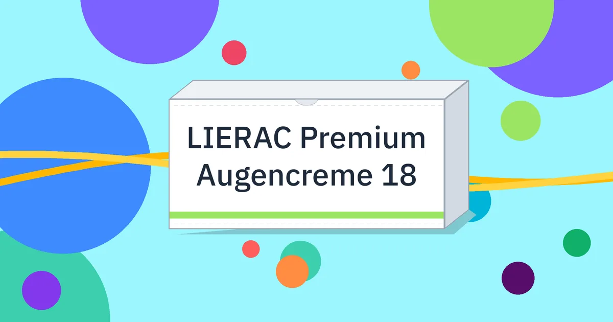 Symbolbild: Packung mit der Aufschrift LIERAC Premium Augencreme 18 (PZN 14351683) – Verfügbarkeit und Bezug in Apotheken in Frankfurt am Main