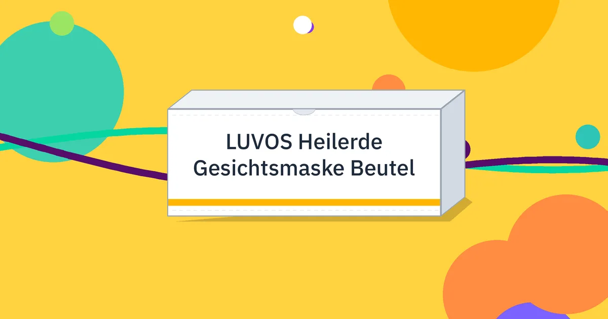 Symbolbild: Packung mit der Aufschrift LUVOS Heilerde Gesichtsmaske Beutel (PZN 02205657) – Verfügbarkeit und Bezug in Apotheken in Frankfurt am Main