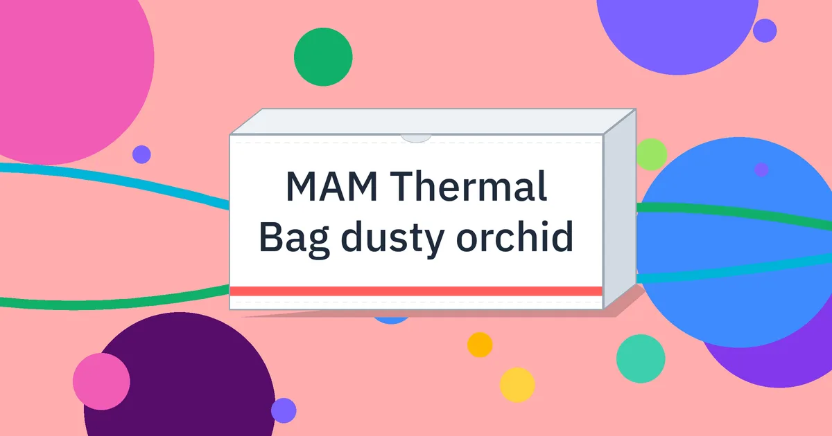 Symbolbild: Packung mit der Aufschrift MAM Thermal Bag dusty orchid (PZN 17382661) – Verfügbarkeit und Bezug in Apotheken in Frankfurt am Main