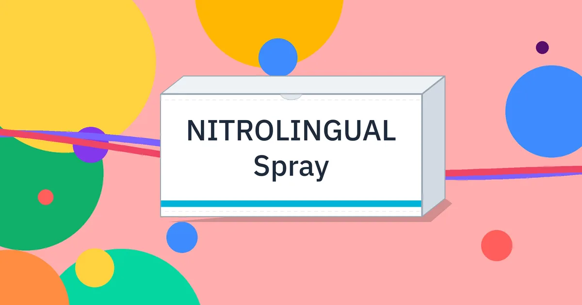 Symbolbild: Packung mit der Aufschrift NITROLINGUAL Spray (PZN 11084508) – Verfügbarkeit und Bezug in Apotheken in Frankfurt am Main