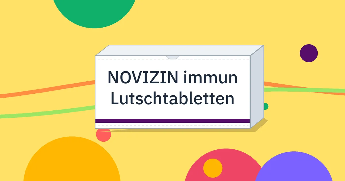 Symbolbild: Packung mit der Aufschrift NOVIZIN immun Lutschtabletten (PZN 11313966) – Verfügbarkeit und Bezug in Apotheken in Frankfurt am Main