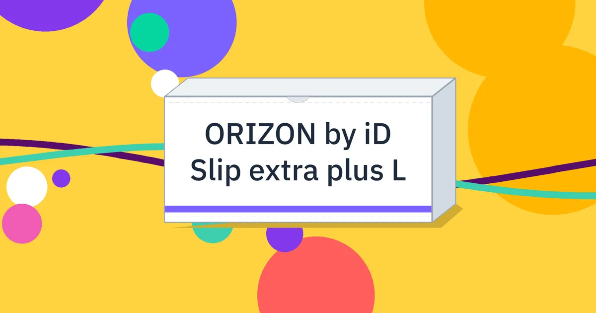 Symbolbild: Packung mit der Aufschrift ORIZON by iD Slip extra plus L (PZN 17267753) – Verfügbarkeit und Bezug in Apotheken in Frankfurt am Main