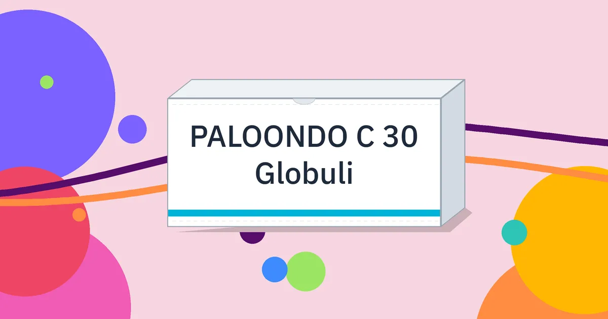 Symbolbild: Packung mit der Aufschrift PALOONDO C 30 Globuli (PZN 16692968) – Verfügbarkeit und Bezug in Apotheken in Frankfurt am Main