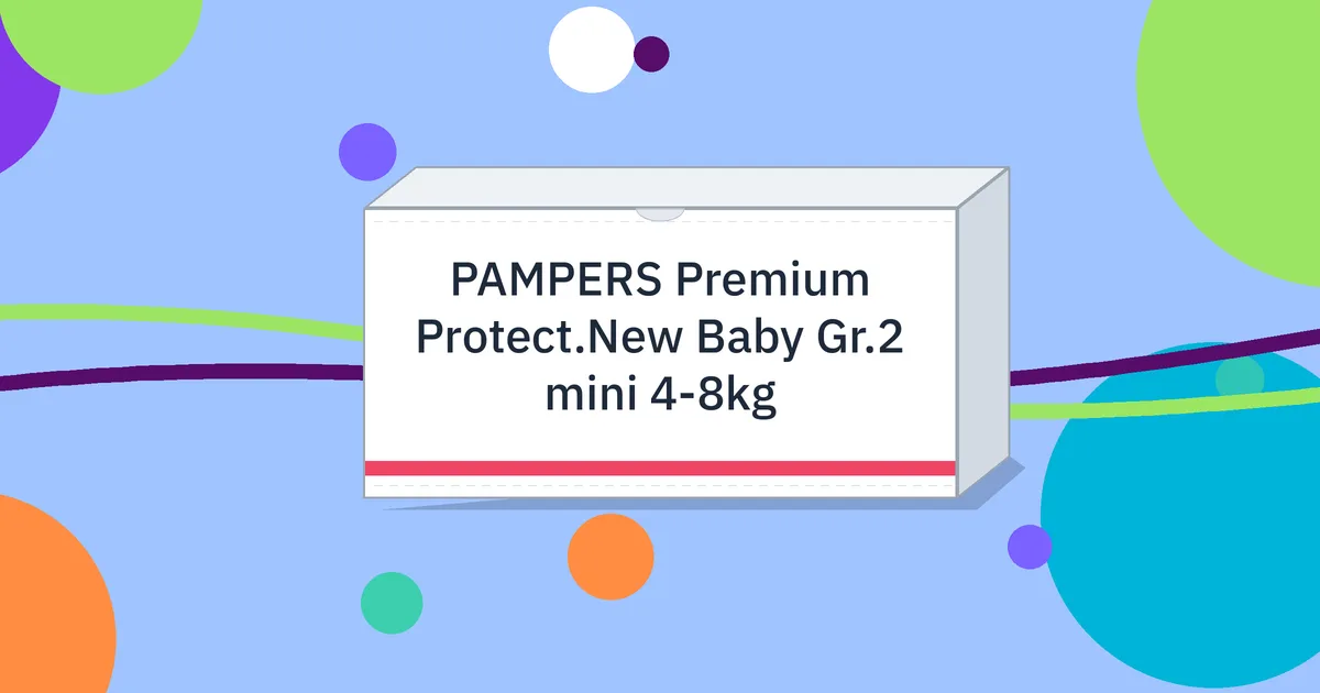 Symbolbild: Packung mit der Aufschrift PAMPERS Premium Protect.New Baby Gr.2 mini 4-8kg (PZN 16737062) – Verfügbarkeit und Bezug in Apotheken in Frankfurt am Main
