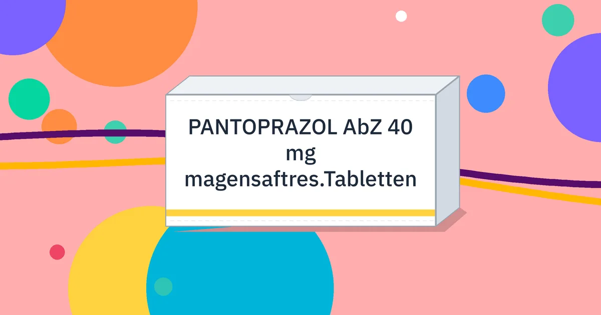 Symbolbild: Packung mit der Aufschrift PANTOPRAZOL AbZ 40 mg magensaftres.Tabletten (PZN 07038098) – Verfügbarkeit und Bezug in Apotheken in Frankfurt am Main