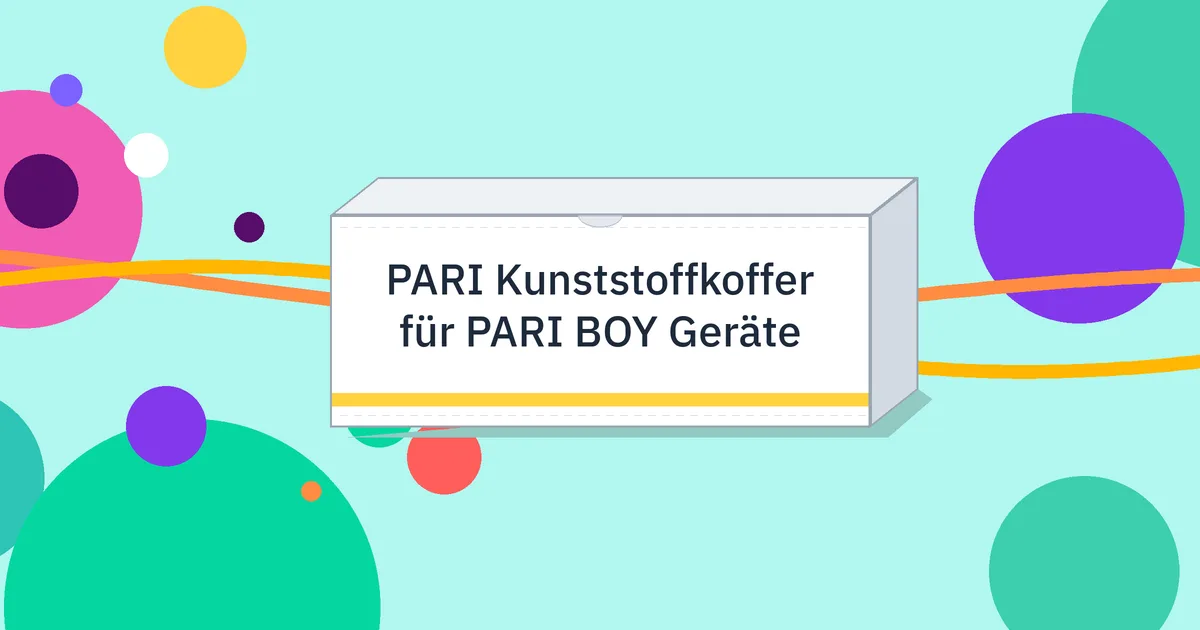 Symbolbild: Packung mit der Aufschrift PARI Kunststoffkoffer für PARI BOY Geräte (PZN 15895824) – Verfügbarkeit und Bezug in Apotheken in Frankfurt am Main