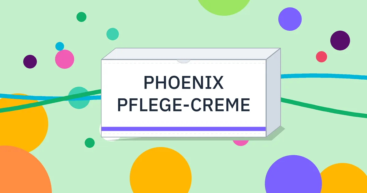 Symbolbild: Packung mit der Aufschrift PHOENIX PFLEGE-CREME (PZN 13476230) – Verfügbarkeit und Bezug in Apotheken in Frankfurt am Main