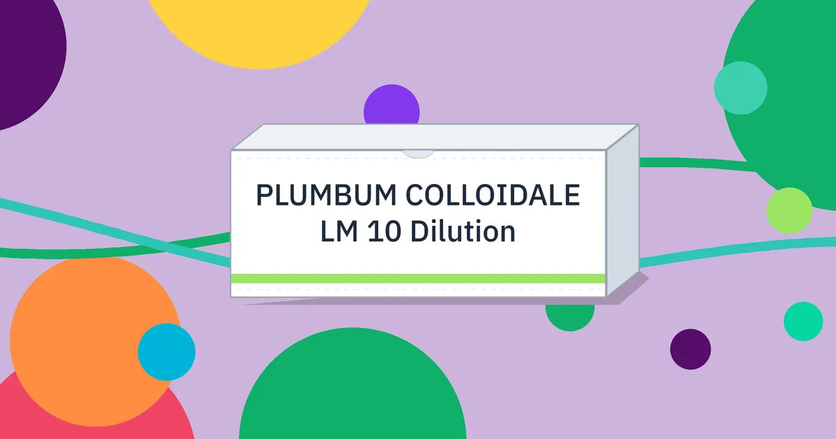 Symbolbild: Packung mit der Aufschrift PLUMBUM COLLOIDALE LM 10 Dilution (PZN 13040188) – Verfügbarkeit und Bezug in Apotheken in Frankfurt am Main
