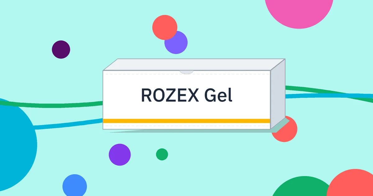 Symbolbild: Packung mit der Aufschrift ROZEX Gel (PZN 02815692) – Verfügbarkeit und Bezug in Apotheken in Frankfurt am Main