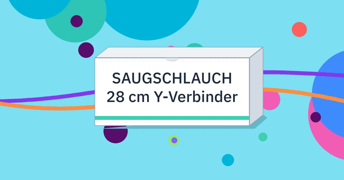 Symbolbild: Packung mit der Aufschrift SAUGSCHLAUCH 28 cm Y-Verbinder (PZN 17488537) – Verfügbarkeit und Bezug in Apotheken in Frankfurt am Main