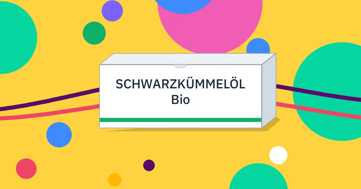 Symbolbild: Packung mit der Aufschrift SCHWARZKÜMMELÖL Bio (PZN 10931900) – Verfügbarkeit und Bezug in Apotheken in Frankfurt am Main