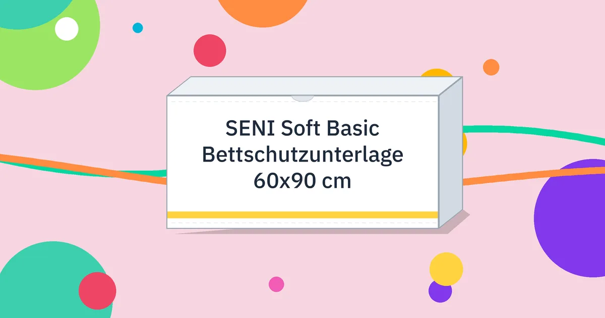 Symbolbild: Packung mit der Aufschrift SENI Soft Basic Bettschutzunterlage 60x90 cm (PZN 20024008) – Verfügbarkeit und Bezug in Apotheken in Frankfurt am Main