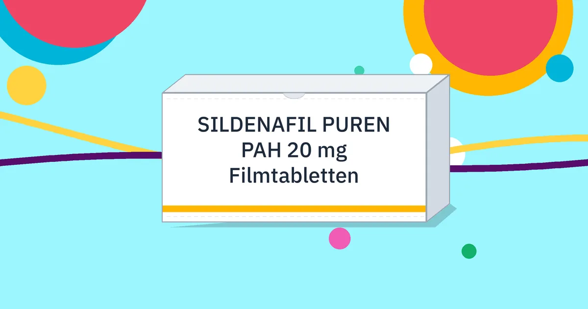 Symbolbild: Packung mit der Aufschrift SILDENAFIL PUREN PAH 20 mg Filmtabletten (PZN 13417339) – Verfügbarkeit und Bezug in Apotheken in Frankfurt am Main