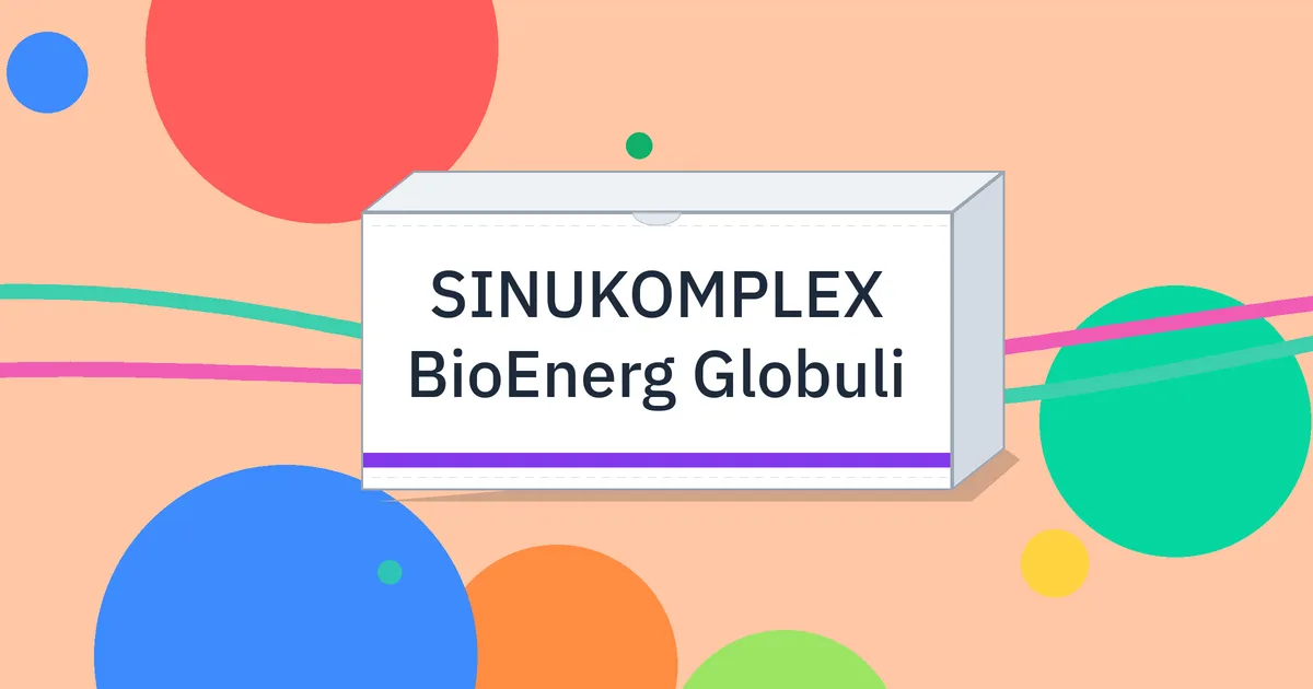 Symbolbild: Packung mit der Aufschrift SINUKOMPLEX BioEnerg Globuli (PZN 13985463) – Verfügbarkeit und Bezug in Apotheken in Frankfurt am Main