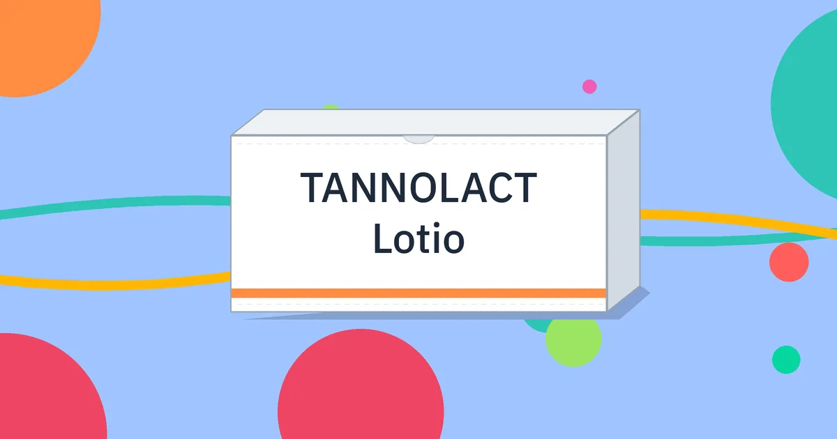 Symbolbild: Packung mit der Aufschrift TANNOLACT Lotio (PZN 08781706) – Verfügbarkeit und Bezug in Apotheken in Frankfurt am Main